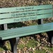 Pet Memorial Bench ~ With Colored Epoxy Fill ~ Recycled Plastic ~ No ...