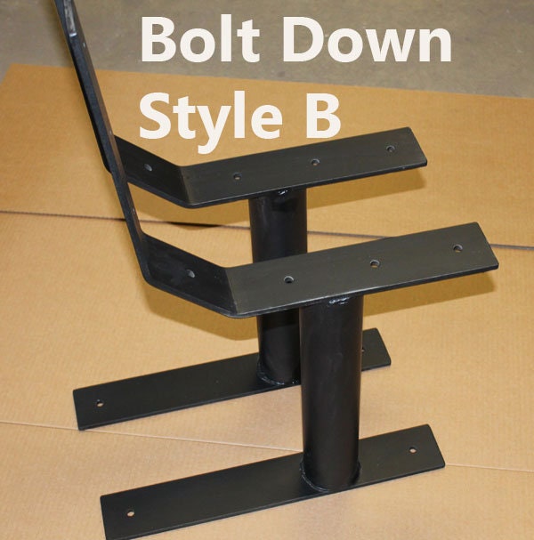 Park Bench Frames ~ Free Standing ~ Bolt Down ~ Heavy Duty Solid Steel ...