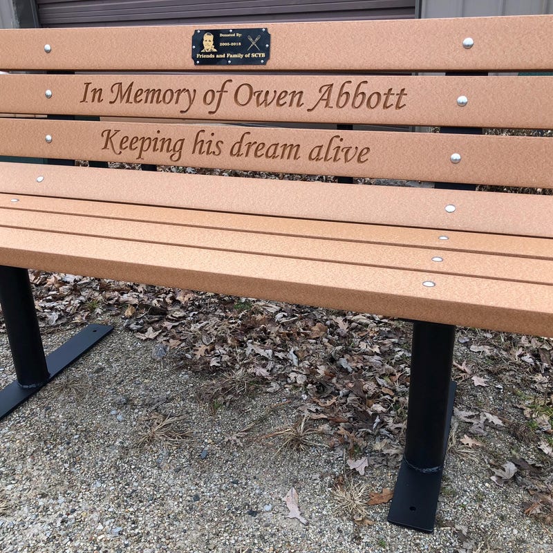 Memorial Bench - Etsy