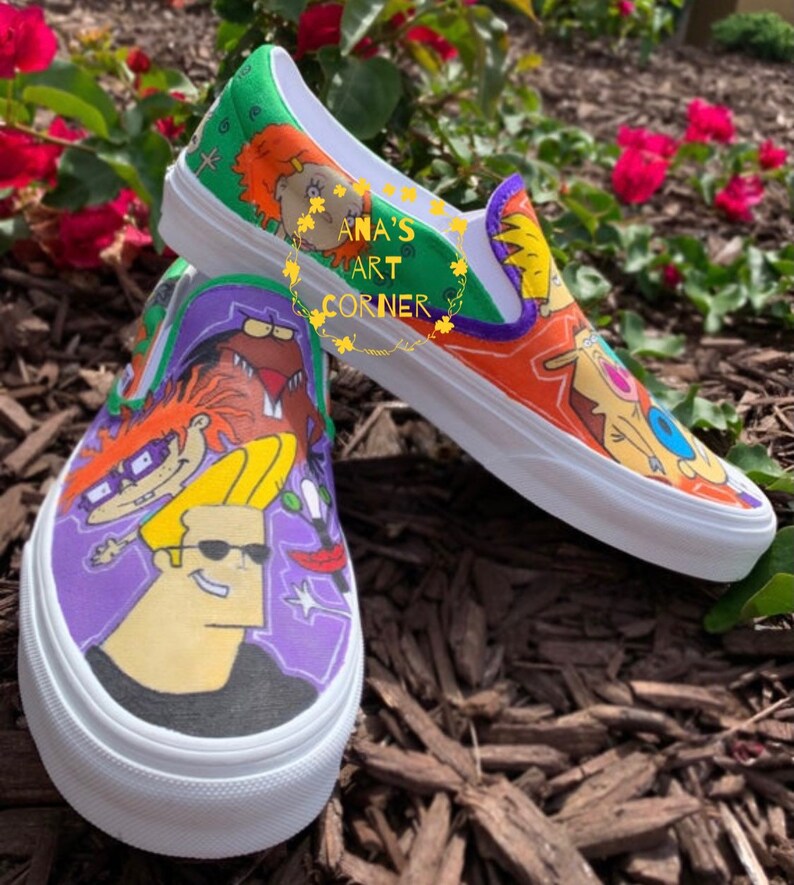 Nickelodeon and Cartoon Network Cartoons Shoes | Etsy