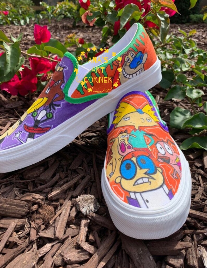 Nickelodeon and Cartoon Network Cartoons Shoes - Etsy