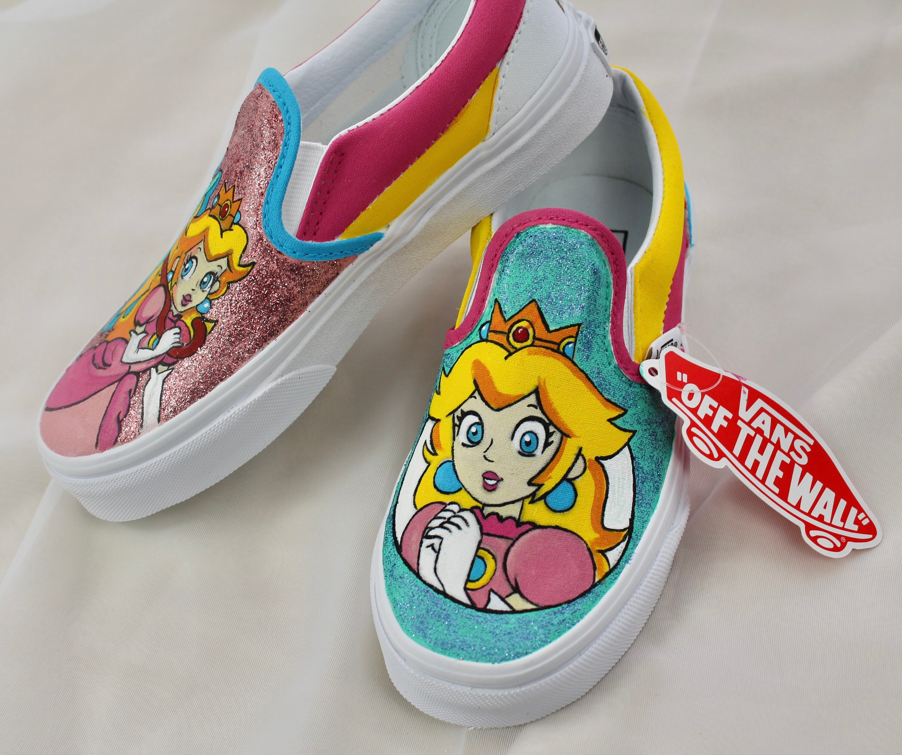 Princess Peach Shoes - Etsy