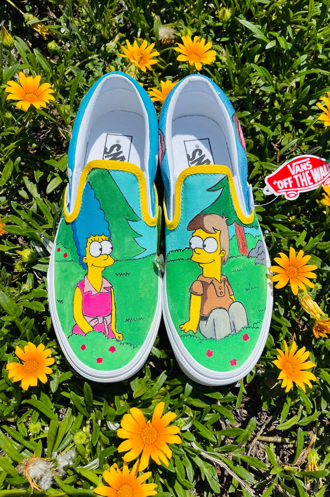 The Simpsons Shoes - Etsy