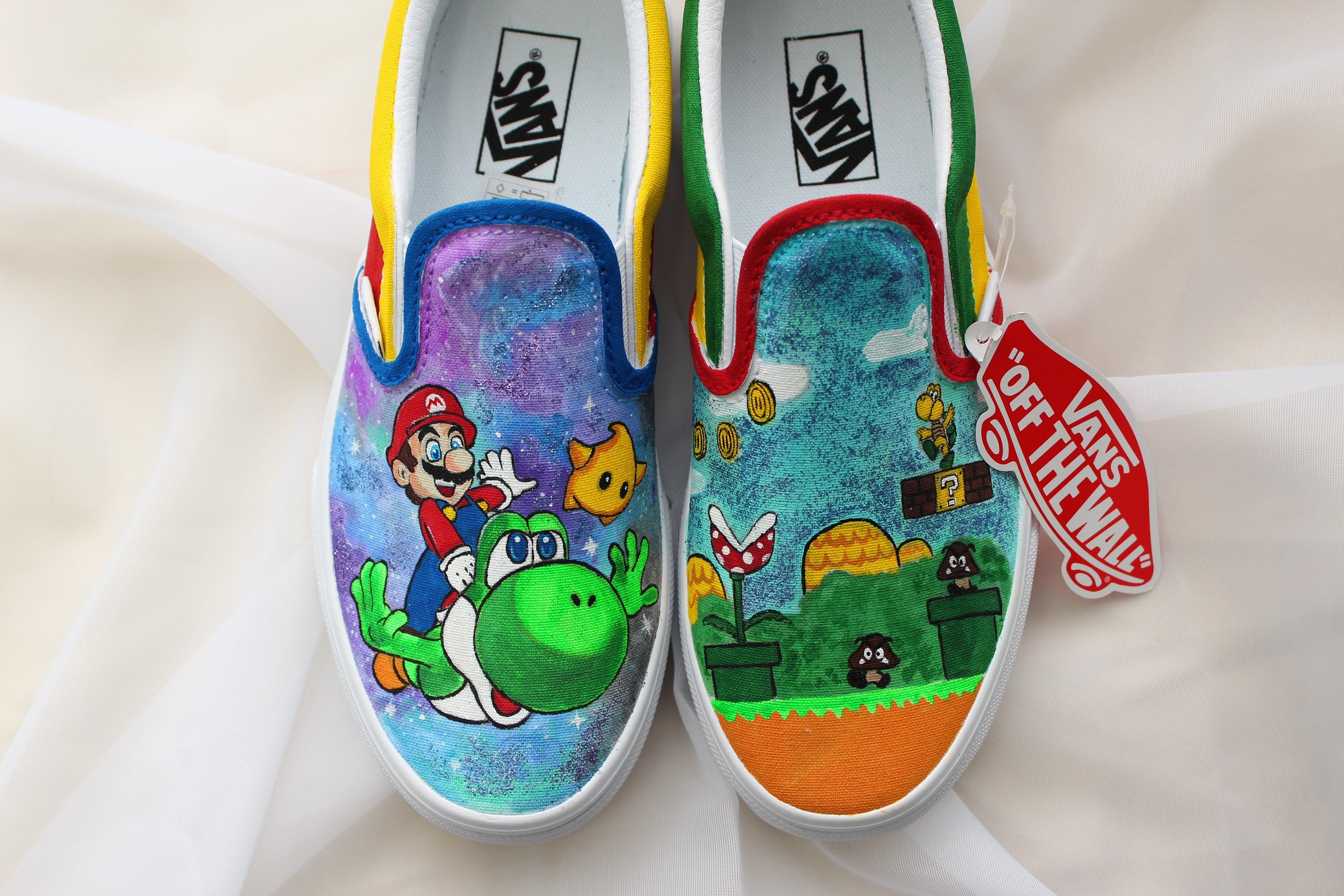 Super Mario Shoes - Etsy