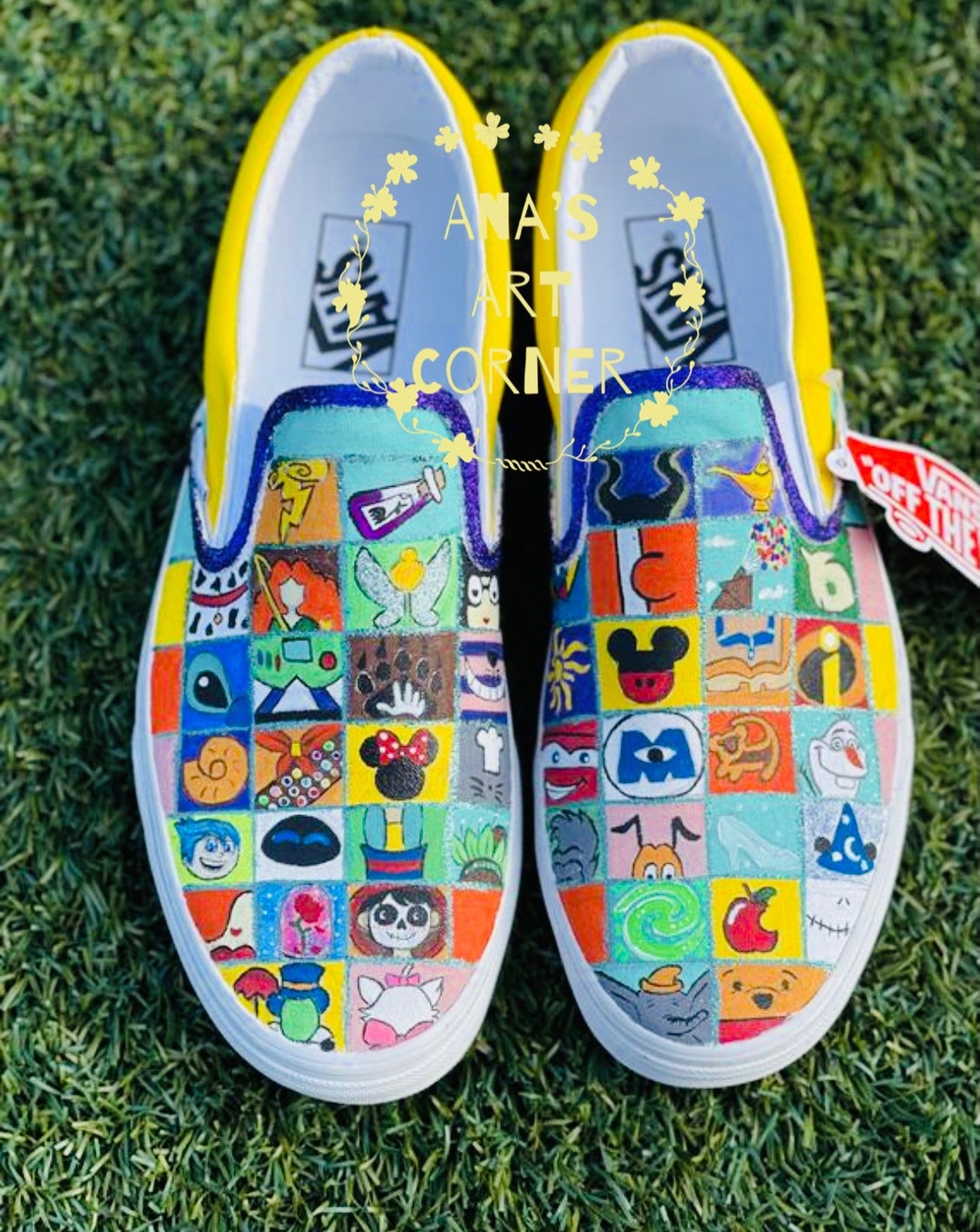 Disney Pixar Icons Shoes - Etsy