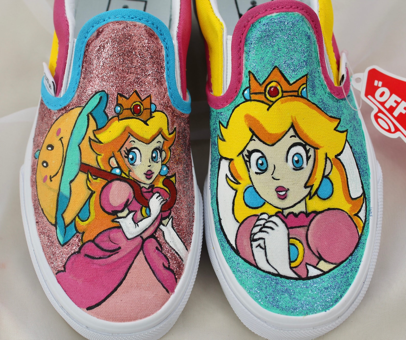 Princess Peach Shoes - Etsy
