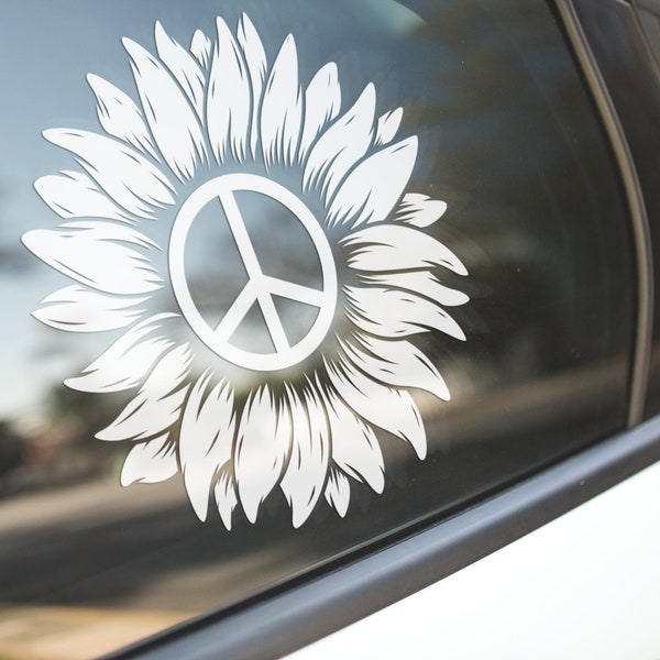 Sunflower Wall Decal - Etsy