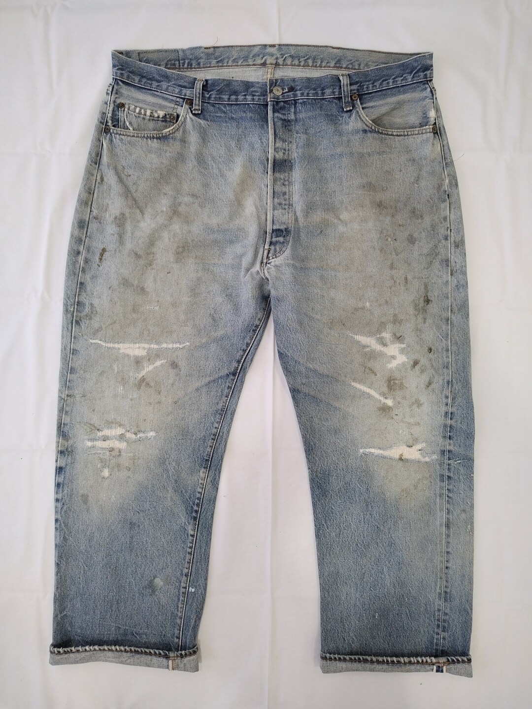 W43 Vintage Early 80s Levis 501 Redline 6 Selvedge Jeans - Etsy