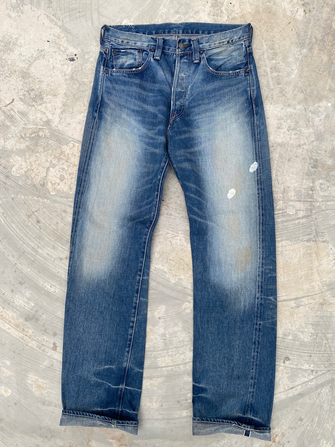 W32 Levis LVC 501XX Big E 1947 Selvedge Denim - Etsy