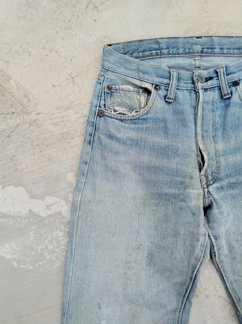 W29 Vintage 70s Levis 501 Redline 6 Selvedge Jeans Single Stitch - Etsy