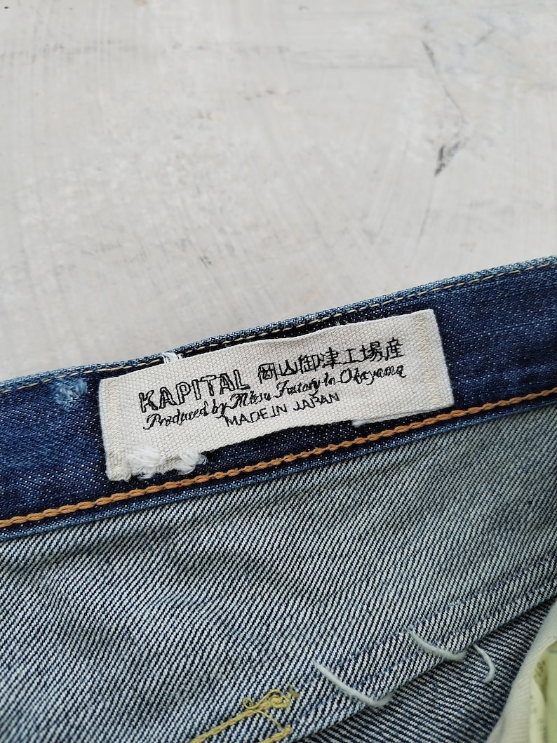 W31 Reworked Kapital Selvedge Jeans - Etsy