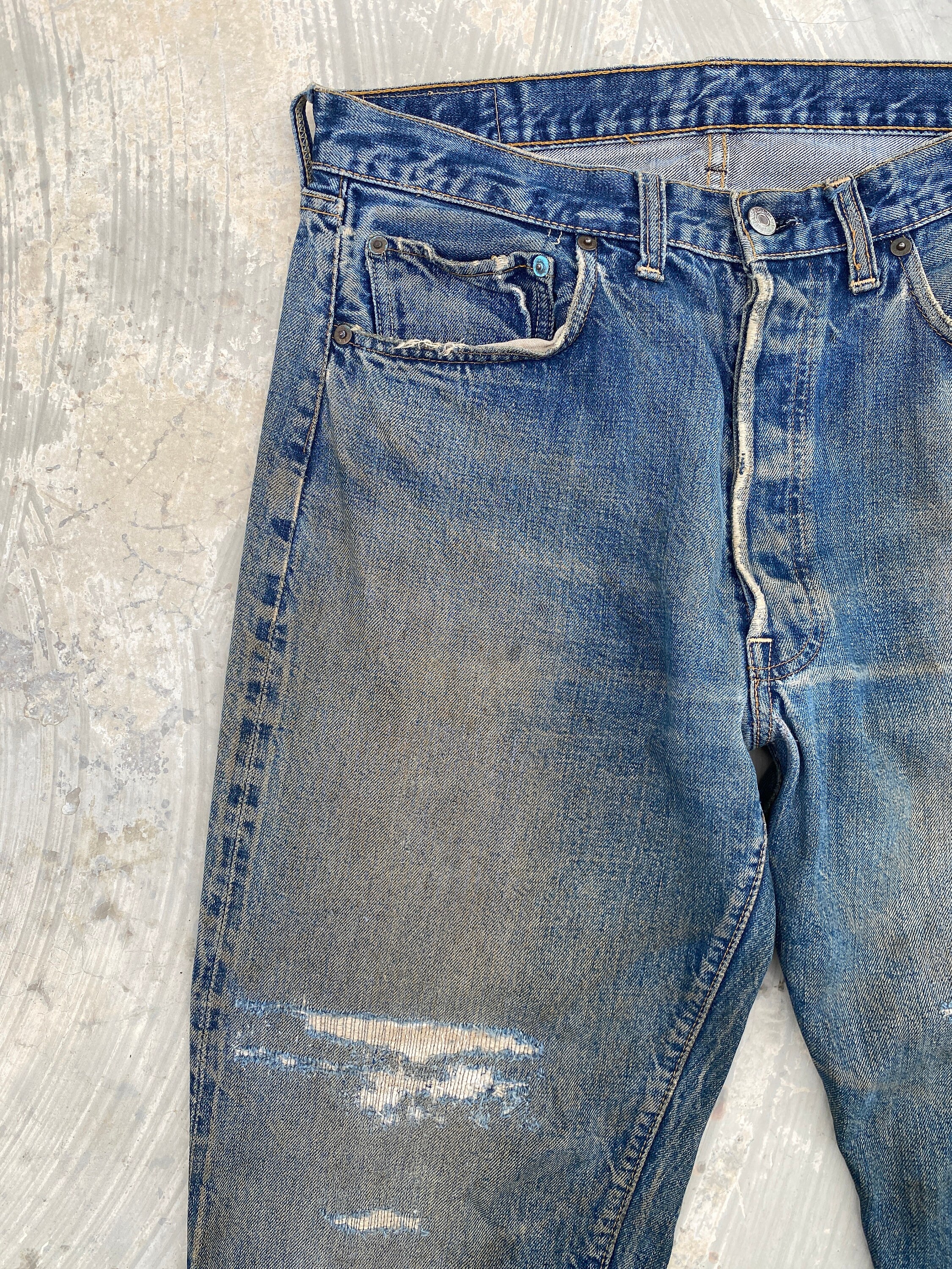 W33 Vintage 60/70s Levis 501 Big E Redline #6 Selvedge Jeans - Etsy
