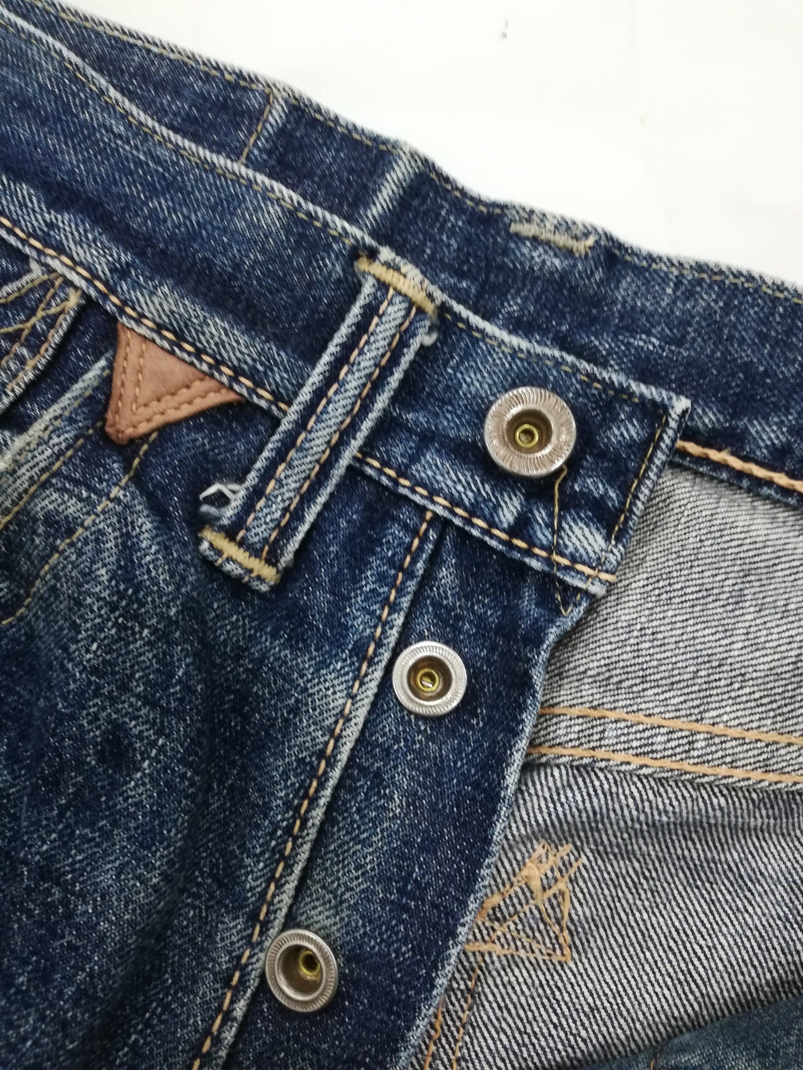 W29 Warehouse Duck Digger DD10 Selvedge Denim - Etsy