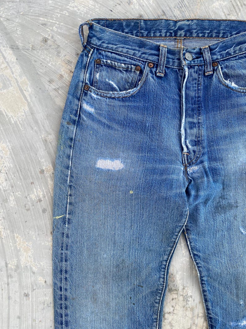 W28 Vintage 60/70s Levis 501 Big E Redline #6 Selvedge Jeans - Etsy