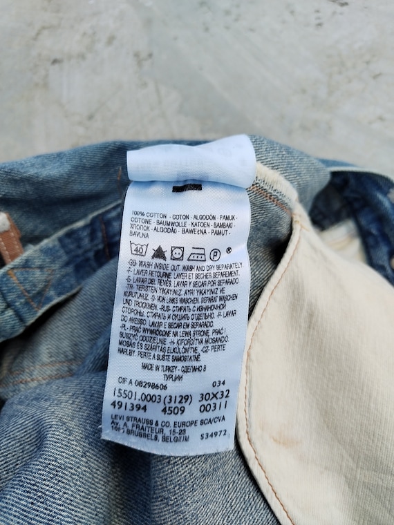 W33 RARE! Levis LVC 501XX 15501 1915 Model Turkey Sel… - Gem