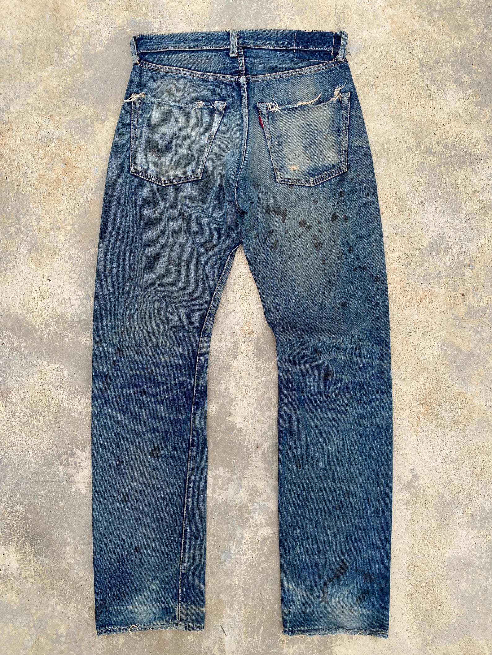 W30 Levis 501XX Big E Vintage Wash LVC 1955 Japan Distressed Jeans ...