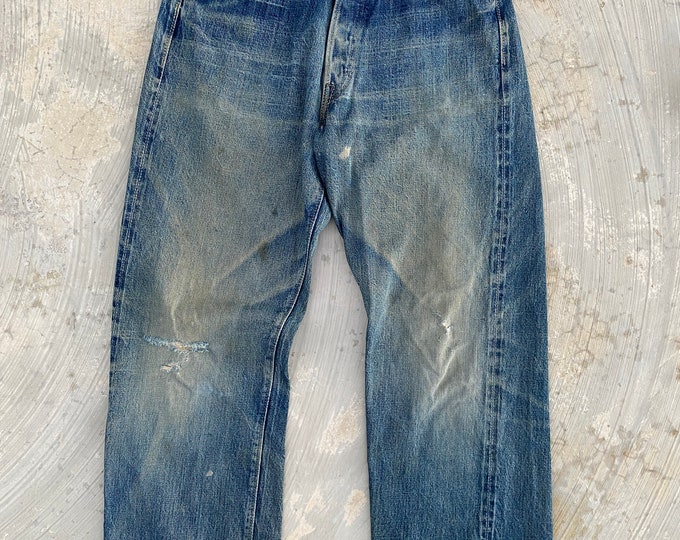W30 Vintage 90s DENIME 40s WW2 Orizzonti Selvedge Denim - Etsy