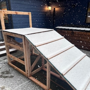 Snow Ramp Plans PDF - Build a Modular Ski or Sled Ramp for Your Back ...