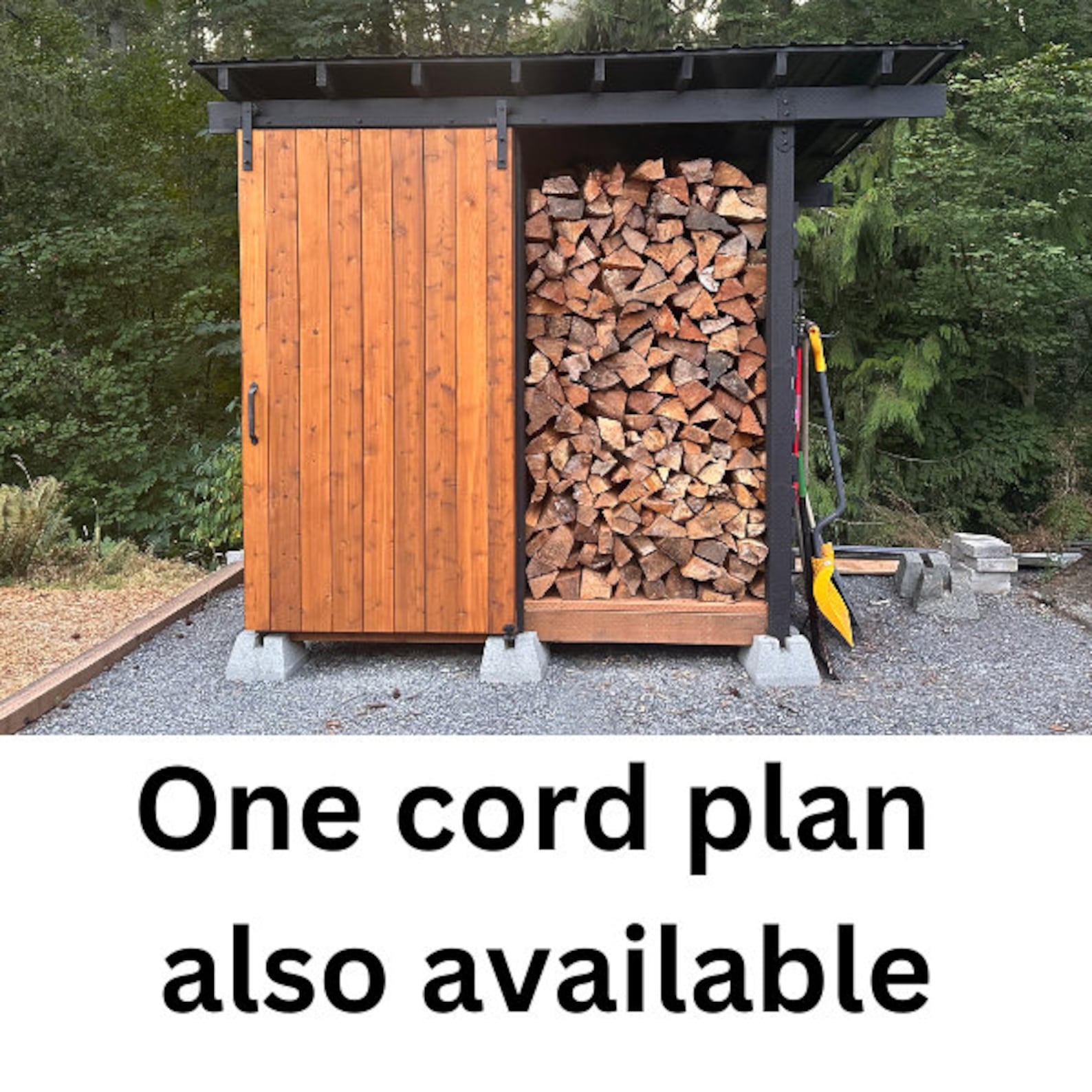 4x16 Firewood Shed Plans PDF Firewood Storage Shed With Sliding Door ...