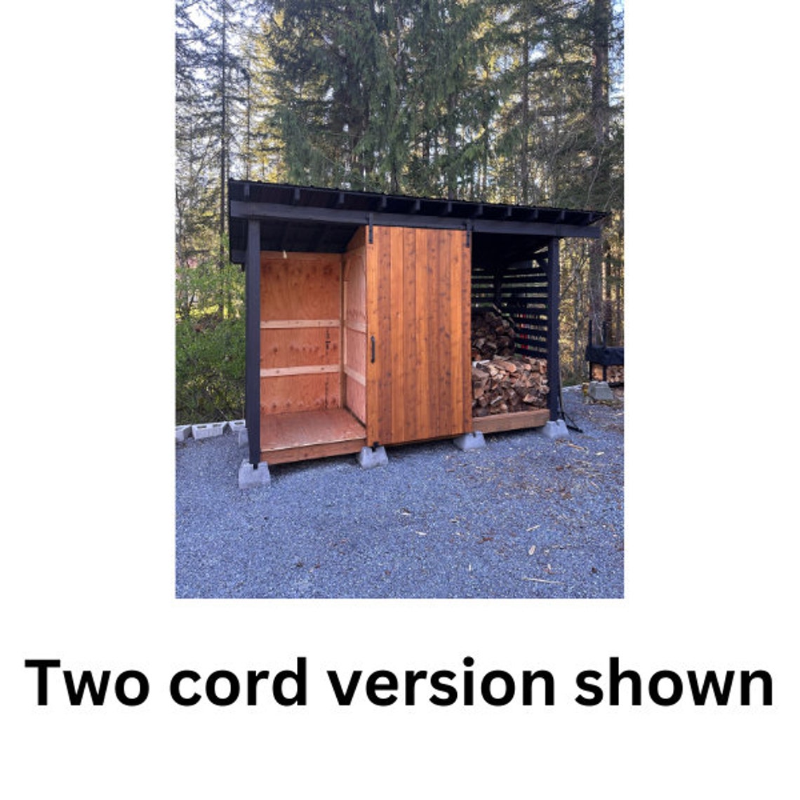 4x16 Firewood Shed Plans PDF Firewood Storage Shed With Sliding Door ...