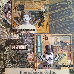 Tim Holtz Inspired Toppers for September - Etsy