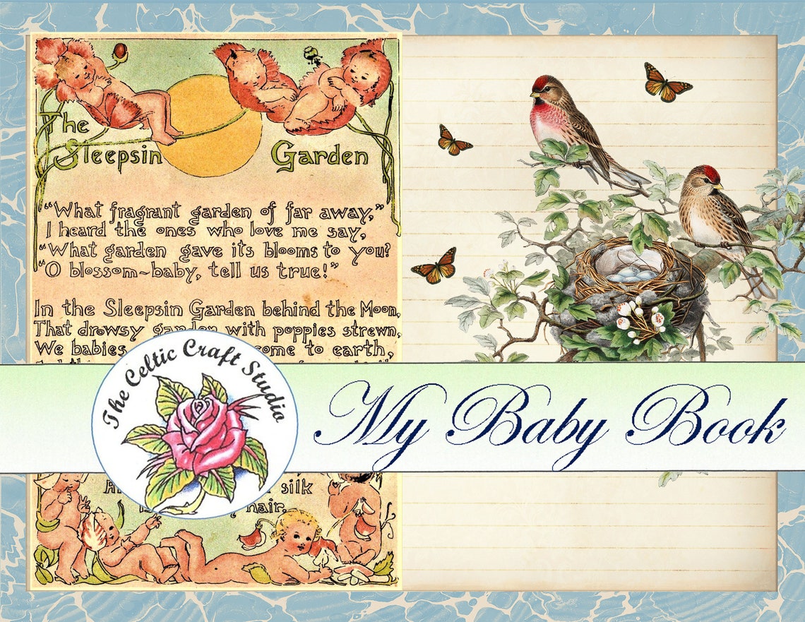 My Baby Book a Full Journal Kit - Etsy