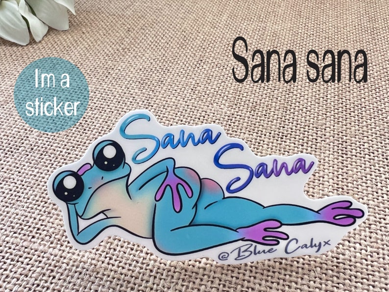 Sana Sana Colita De Rana Spanish Stickers Spanish Quotes - Etsy