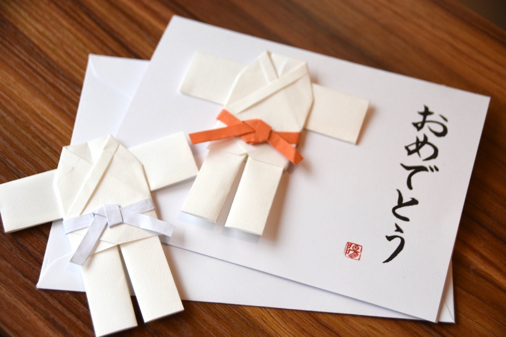 Origami Dogi Martial Arts Uniform Tant Paper Bookmark Aikido Karate ...