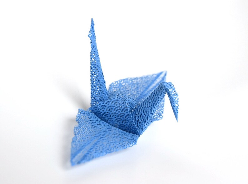 Kirie Origami Paper Cutting Cranes Orizuru Wedding Birthday Anniversary ...
