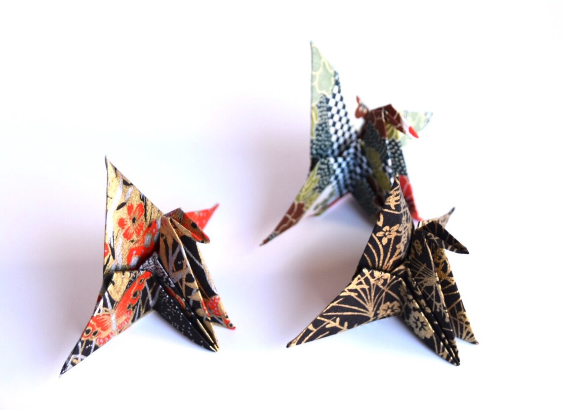 Set of 10 or 20 Orizuru Origami Made-in-japan Paper Crane Name Place ...