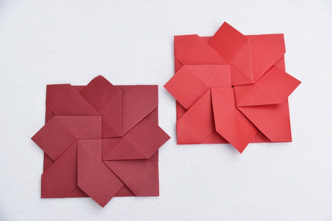 Hand Cut Hand Made Origami Tato Unique Red Envelope Wedding Party Event ...