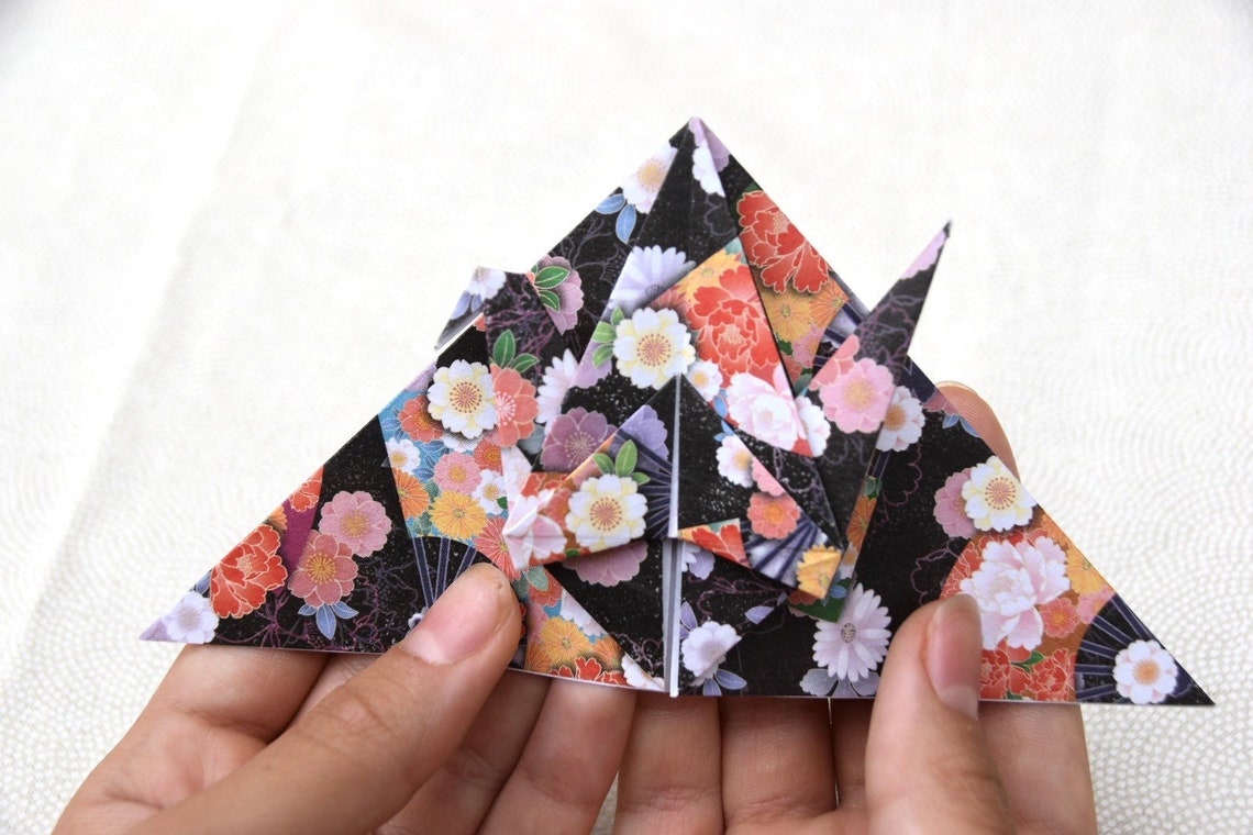 Origami Washi Paper Crane Bookmarks Booklovers Small Gift - Etsy