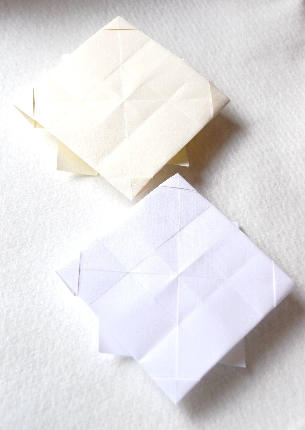 Hand Cut Hand Made Origami Tato Unique White Envelope Wedding Party ...