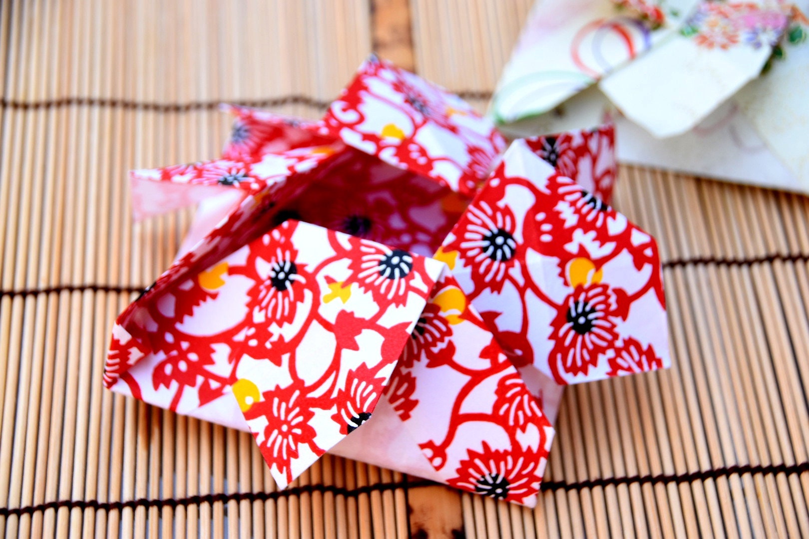 Hand Cut Hand Made Washi Origami Tato Unique Envelope Wedding Party ...