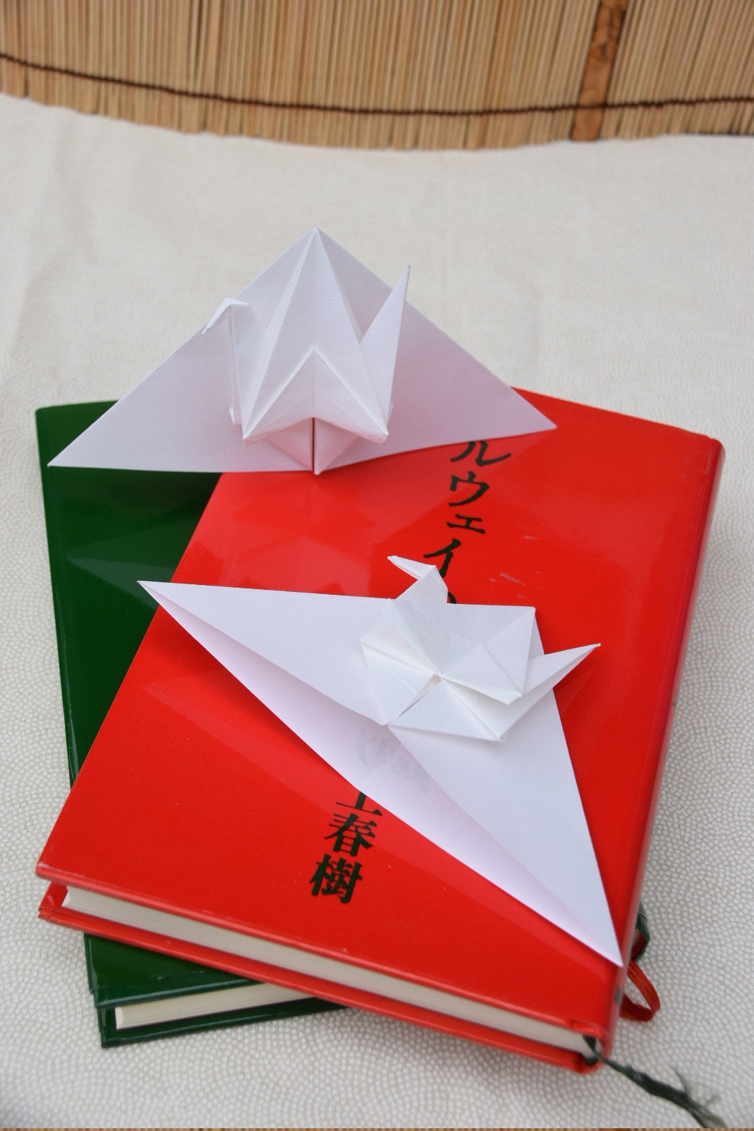 Origami Tant Paper Crane Corner Bookmarks Name Place Card Party Favour ...