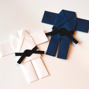 Origami Dogi Martial Arts Uniform Tant Paper Bookmark Aikido Karate ...