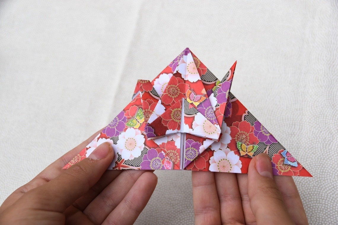 Origami Washi Paper Crane Bookmarks Booklovers Small Gift - Etsy