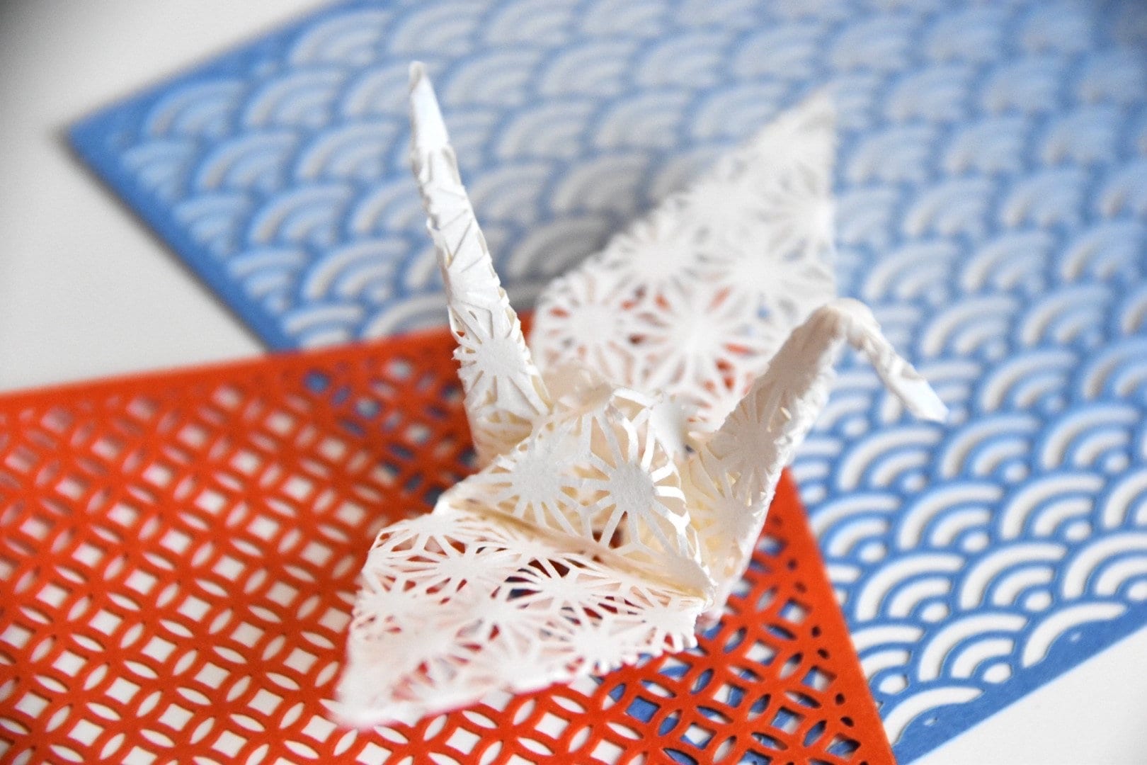 Kirie Origami Chiyogami Orizuru Paper Cranes Wedding Birthday | Etsy