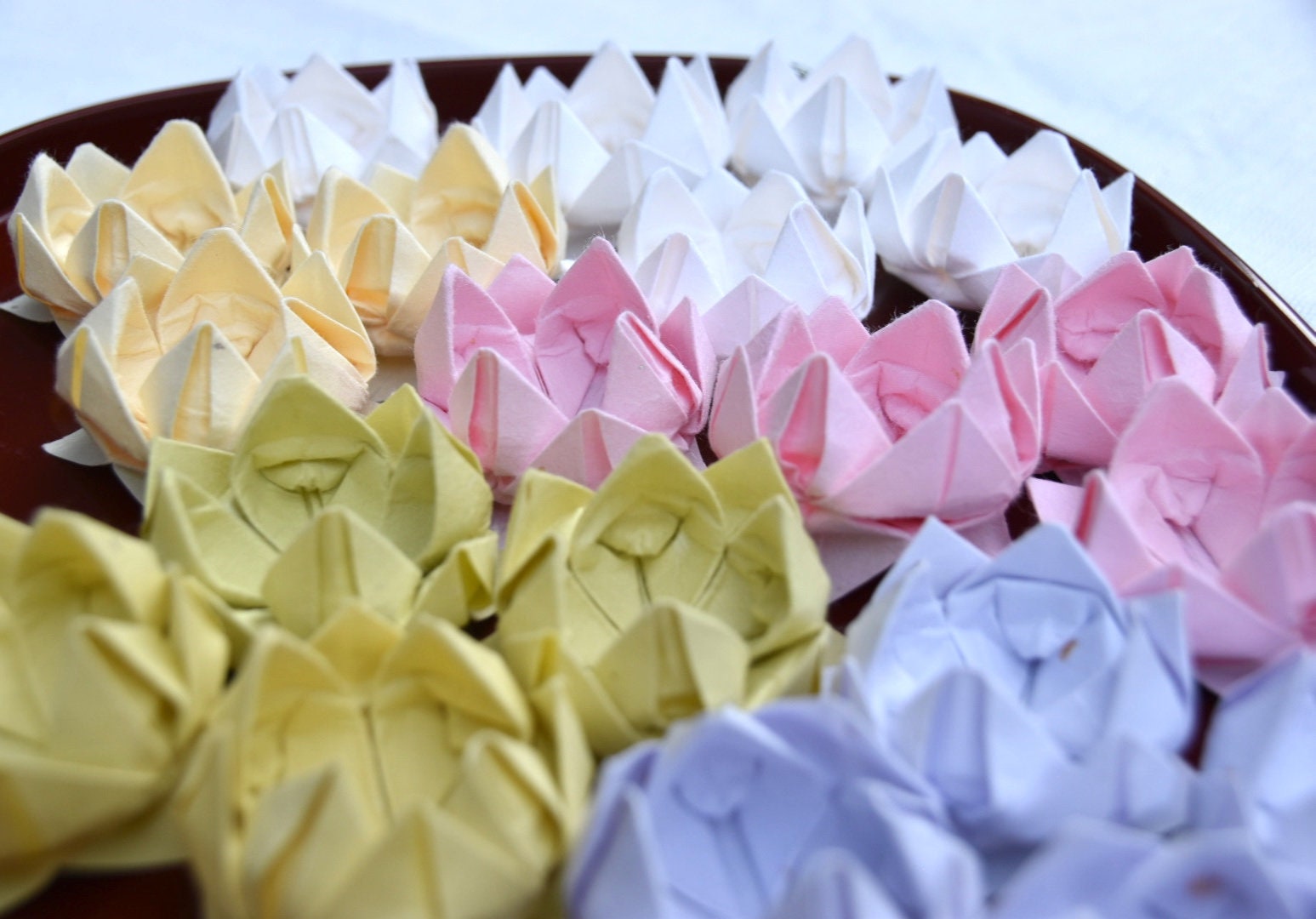 Origami Washi Papier Lotus Blume Geschenk Box Japanischer - Etsy.de