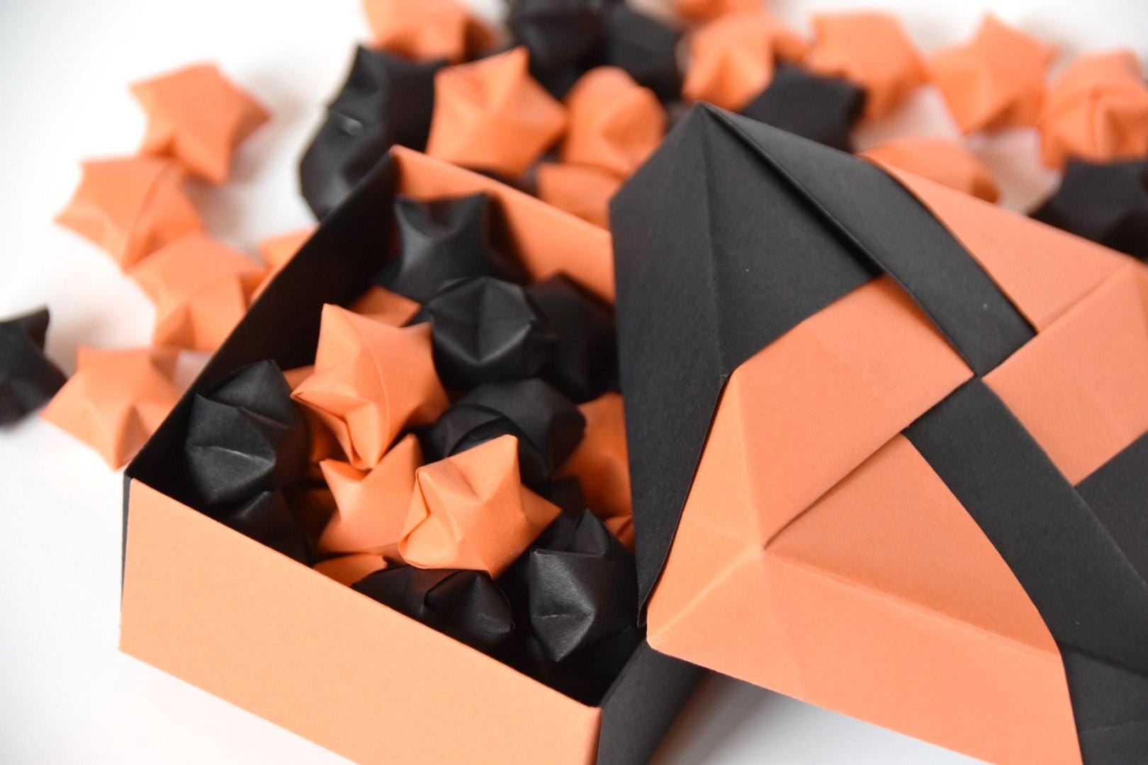 Origami Paper Halloween Themed Lucky Stars Hand Folded Table Confetti ...