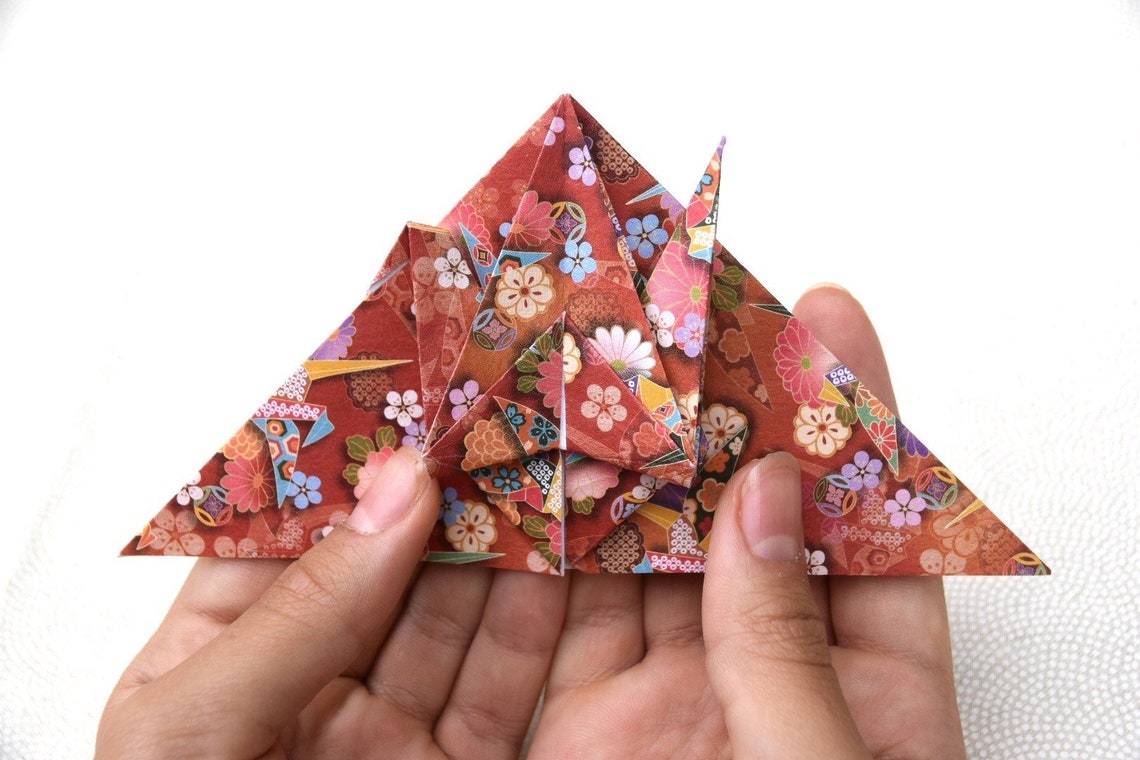 Origami Washi Paper Crane Bookmarks Booklovers Small Gift - Etsy