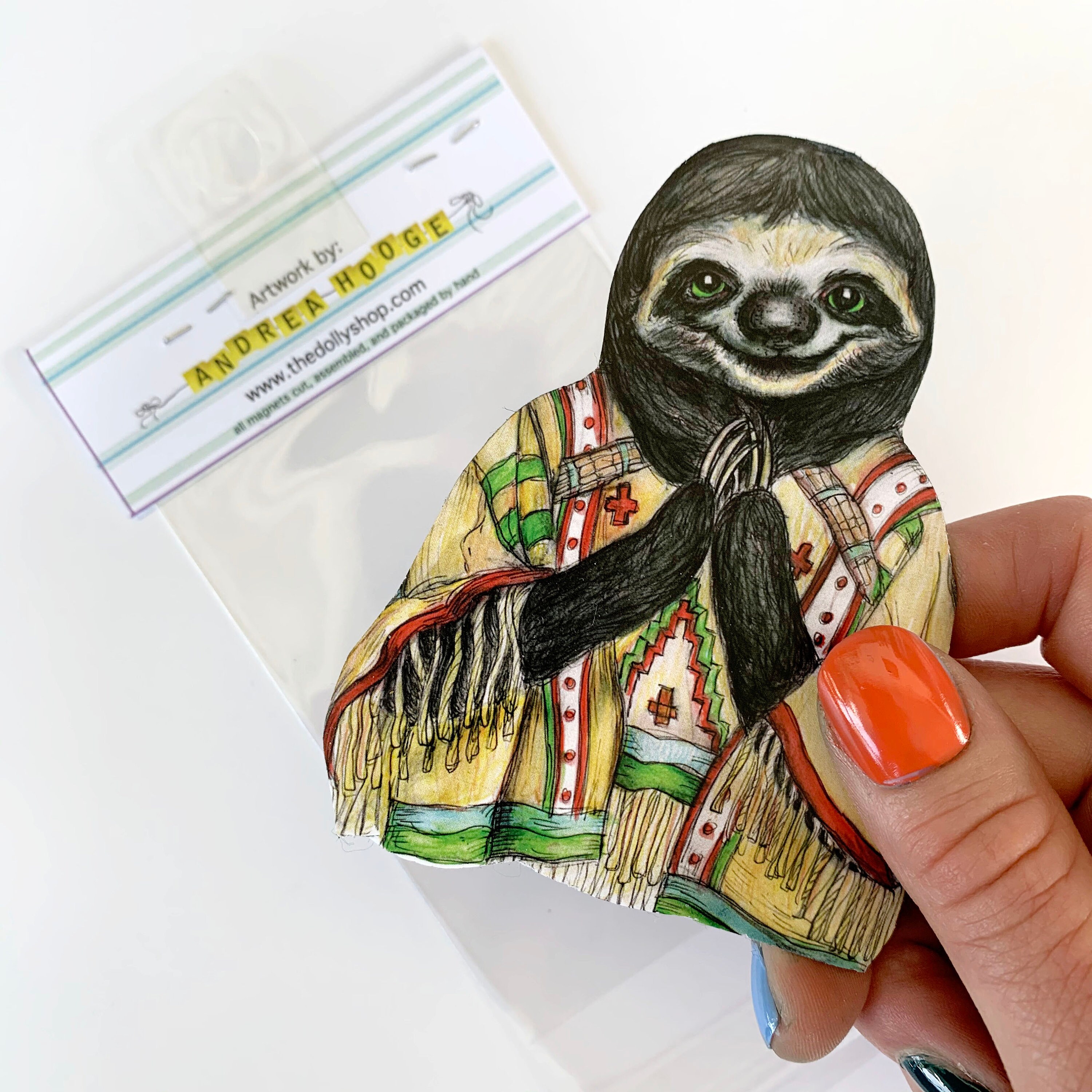Sloth Magnet Refrigerator Magnet Anthropomorphic Animal - Etsy Canada