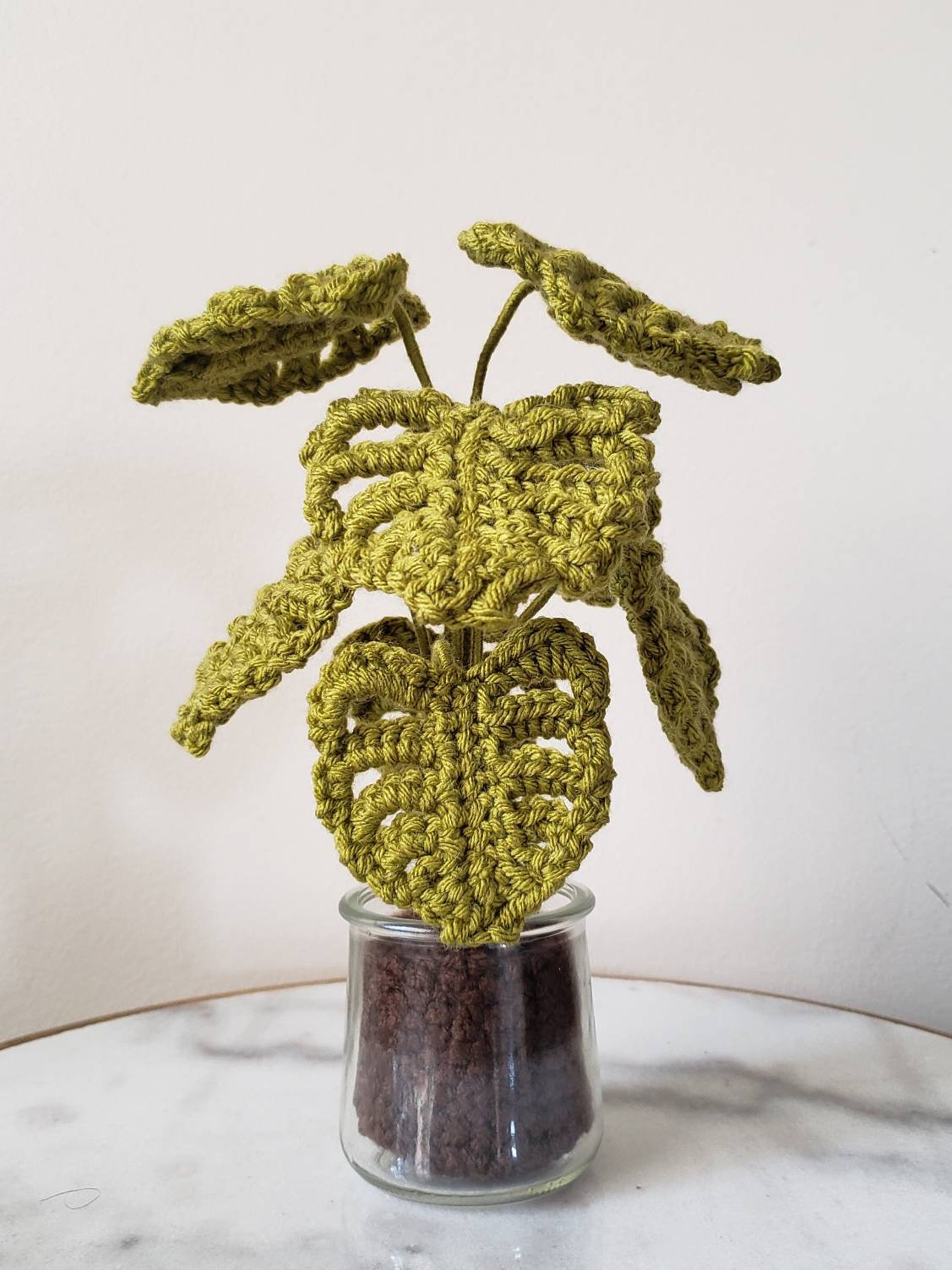 Monstera Deliciosa Crochet 2.0 Indoor House Plant 2 Colors - Etsy