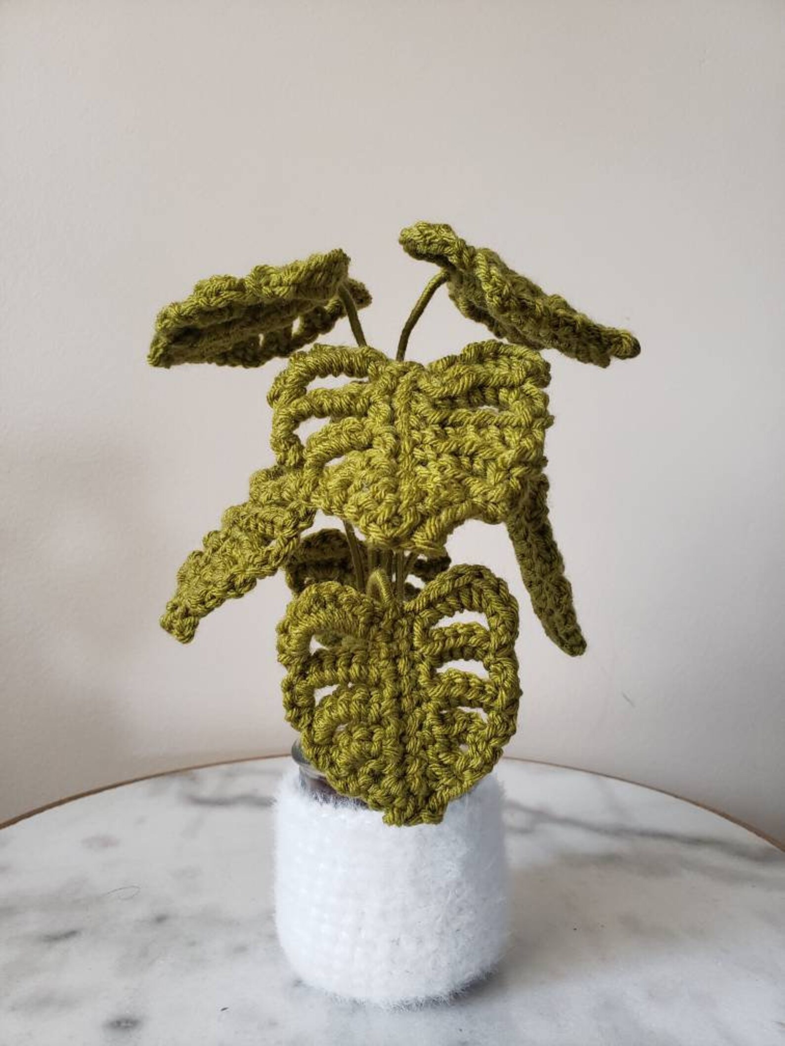 Monstera Deliciosa Crochet 2.0 Indoor House Plant 2 Colors - Etsy