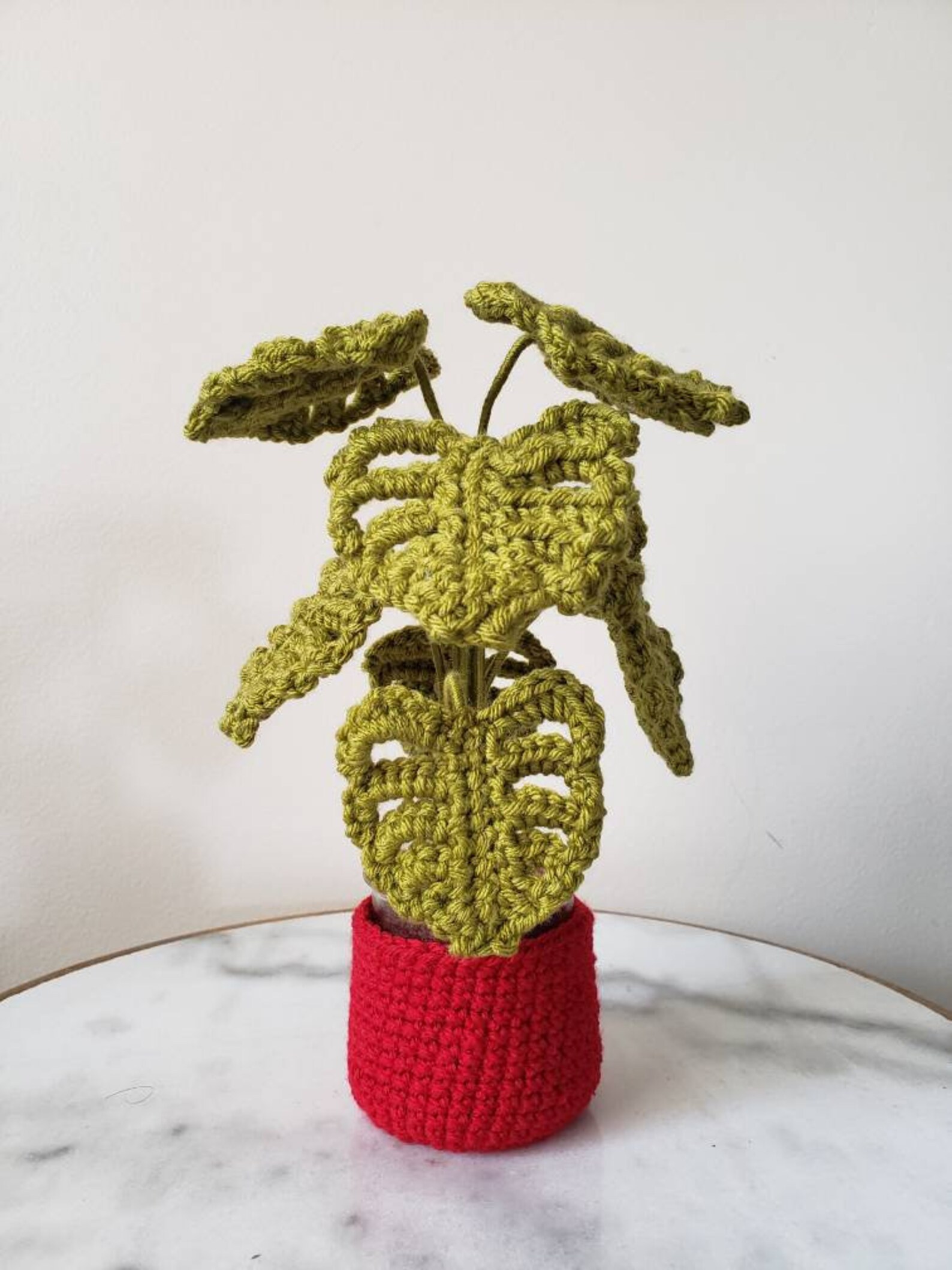 Monstera Deliciosa Crochet 2.0 Indoor House Plant 2 Colors - Etsy