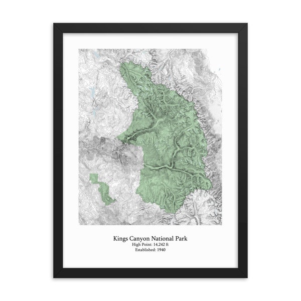 Modern Map of Kings - Etsy