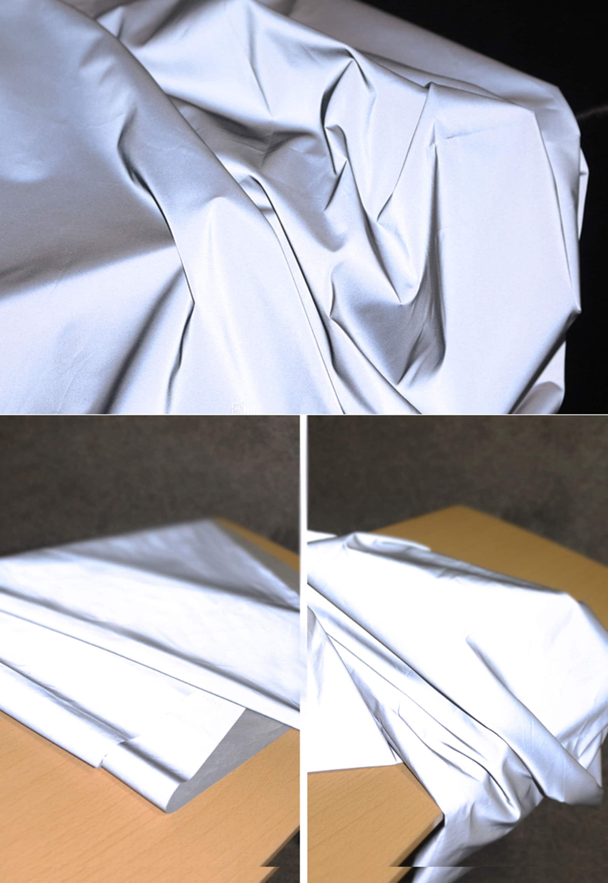 White Reflective Holographic Fabric High Visibilty - Etsy