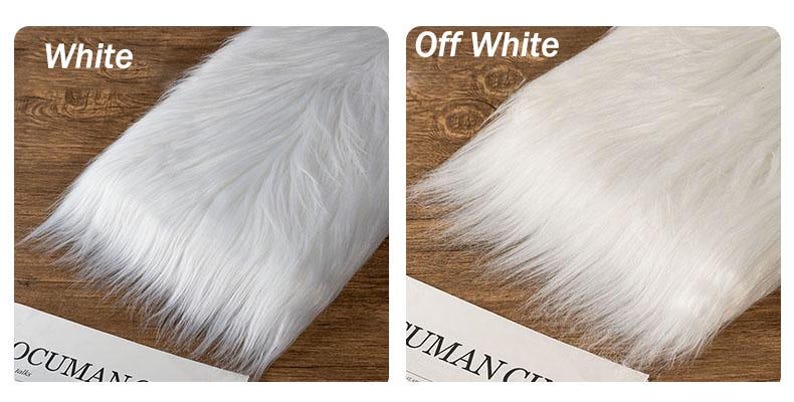 Minky Long Pile Faux Fur Fabric, Cosplay Fursuit Material 50x50cm ...