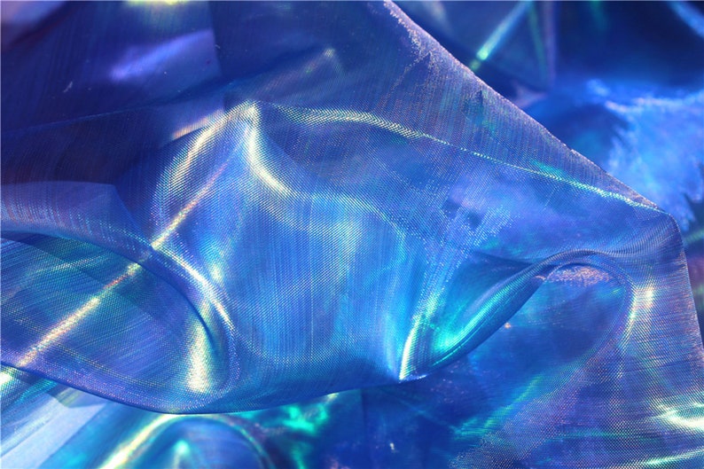 Psychedelic Holographic Laser Fabricholographic Perspective - Etsy