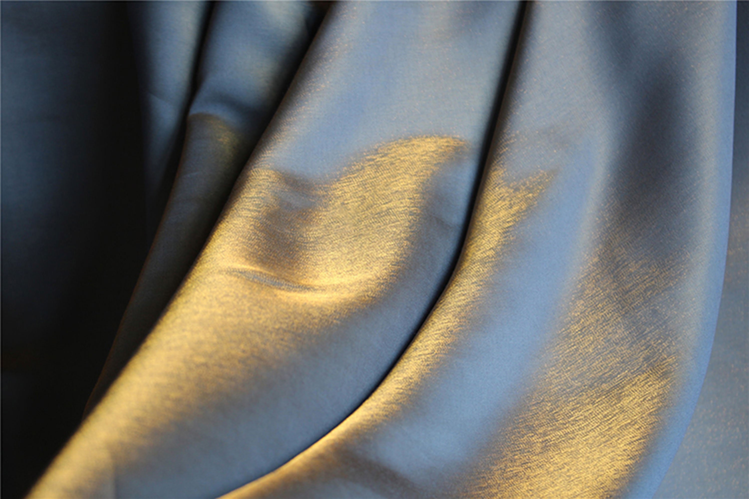 Gradient Gold&grey Reflective Fabric Satin Holographic Fabric | Etsy